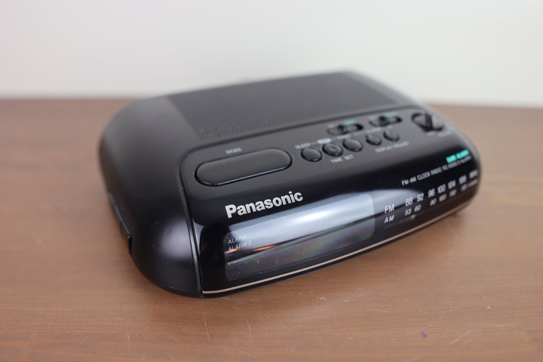 Classic Vintage Early 1990s Panasonic Digital 2-alarm Clock - Etsy