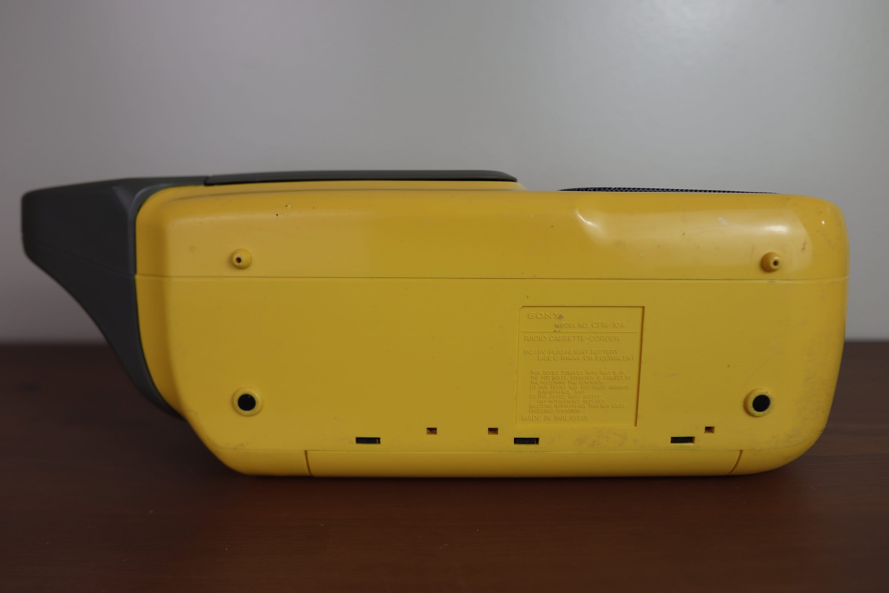 Rare Vintage 1990s Sony Sports Portable Yellow Radio - Etsy