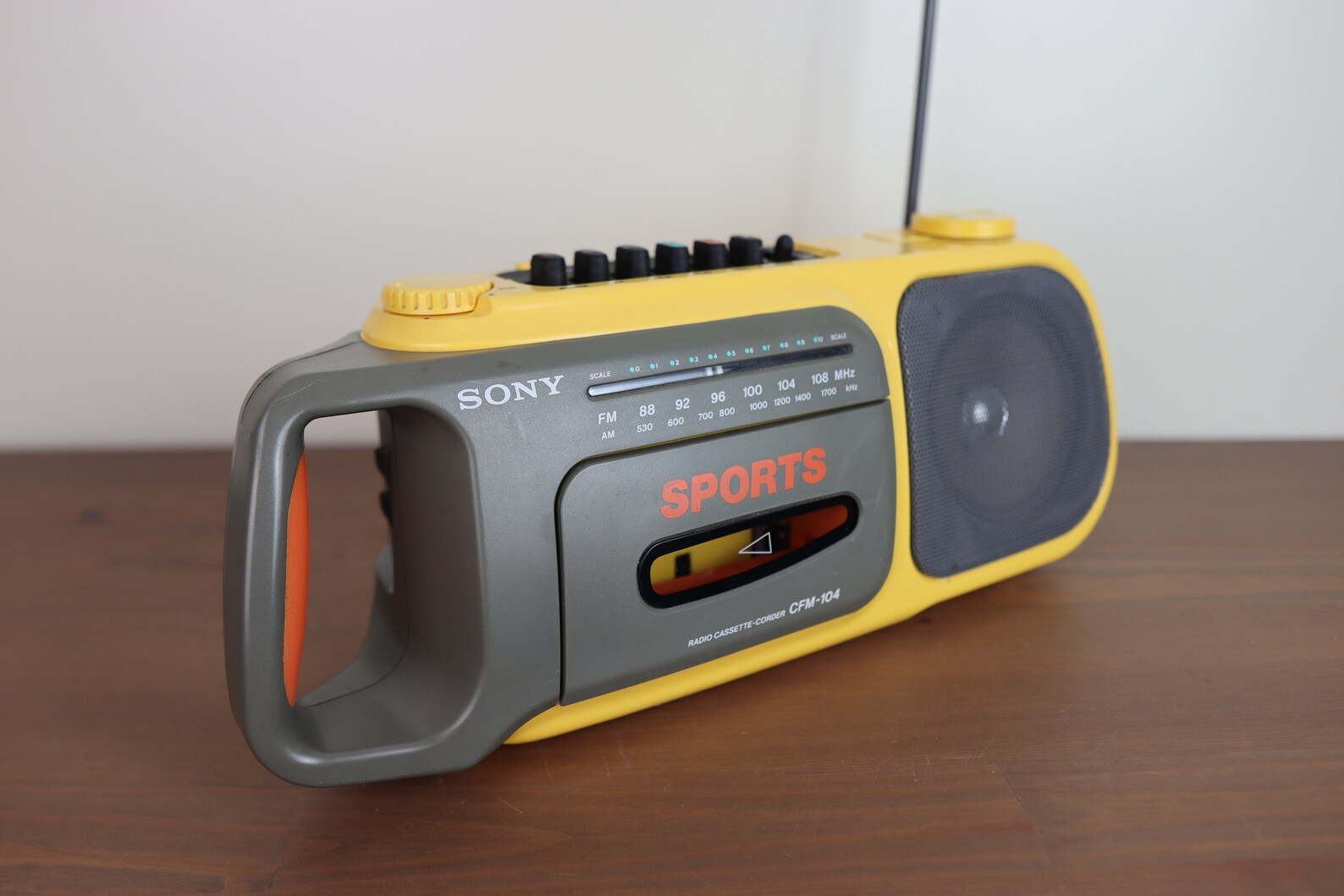 Rare Vintage 1990s Sony Sports Portable Yellow Radio - Etsy