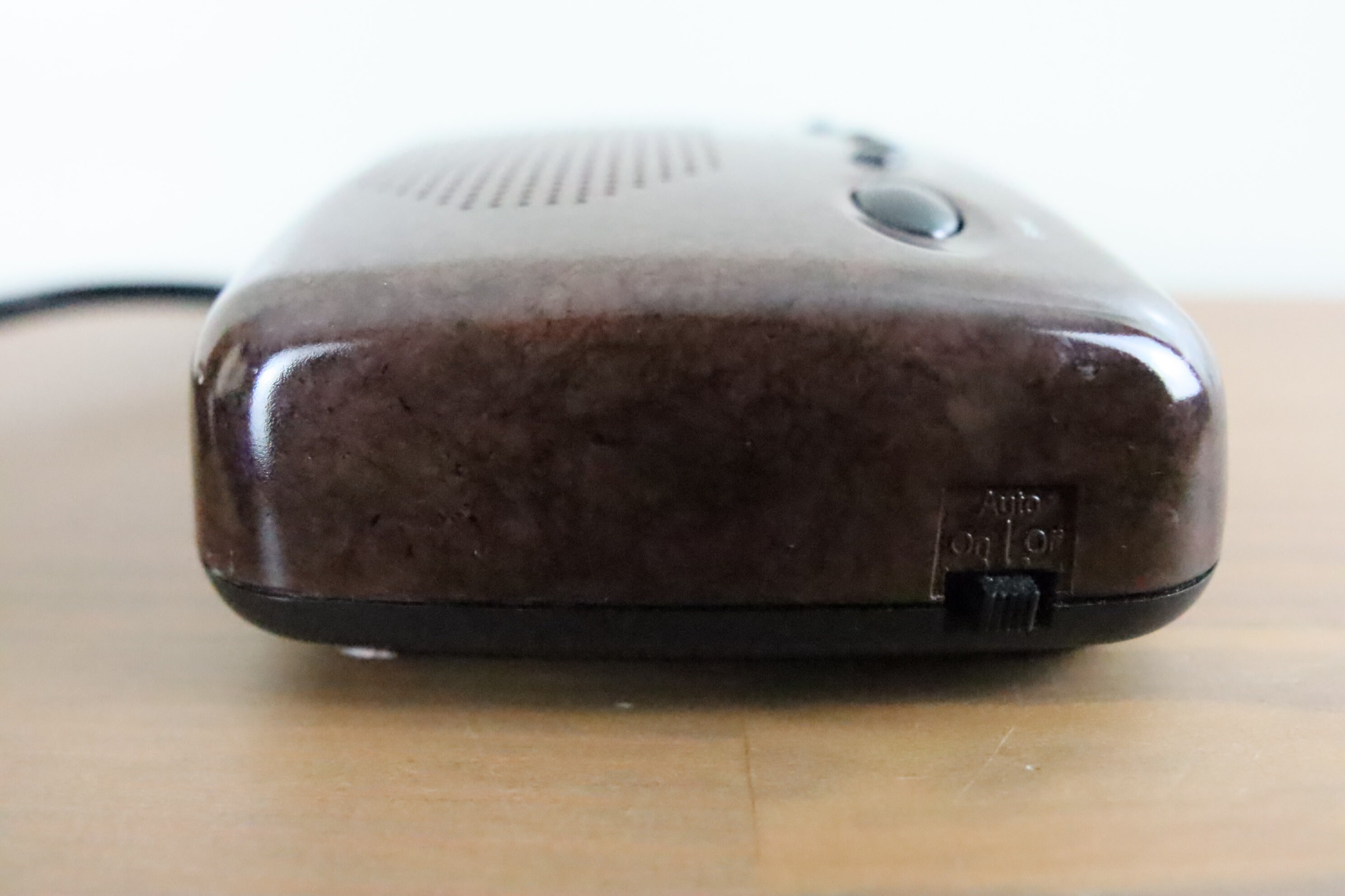 Vintage 1990s Tozai Brown Marble Finish Digital Alarm Clock AM/FM Radio ...