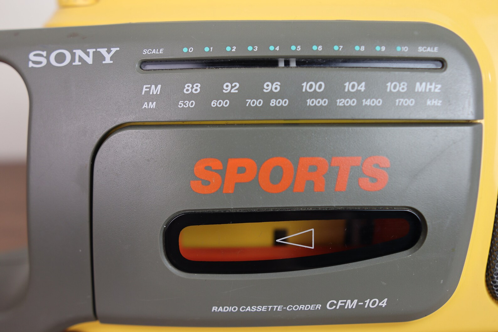 Rare Vintage 1990s Sony Sports Portable Yellow Radio - Etsy