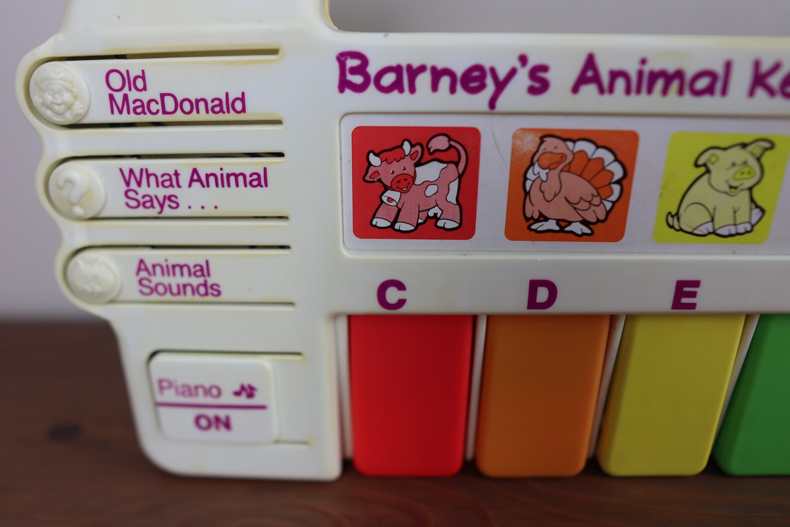 Rare Vintage 1990 Playskool Barney's Animal Keyboard With - Etsy