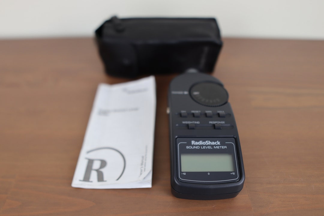 Vintage 2000 Radioshack Digital Sound Level Meter Original Case ...