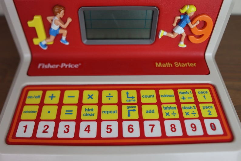 Rare Vintage 1988 Fisher Price math Starter Electronic Learning Toy ...