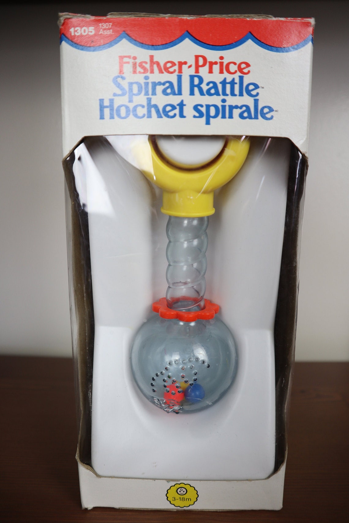 Vintage 1985 Fisher Price Spiral Rattle With Original Box - Etsy