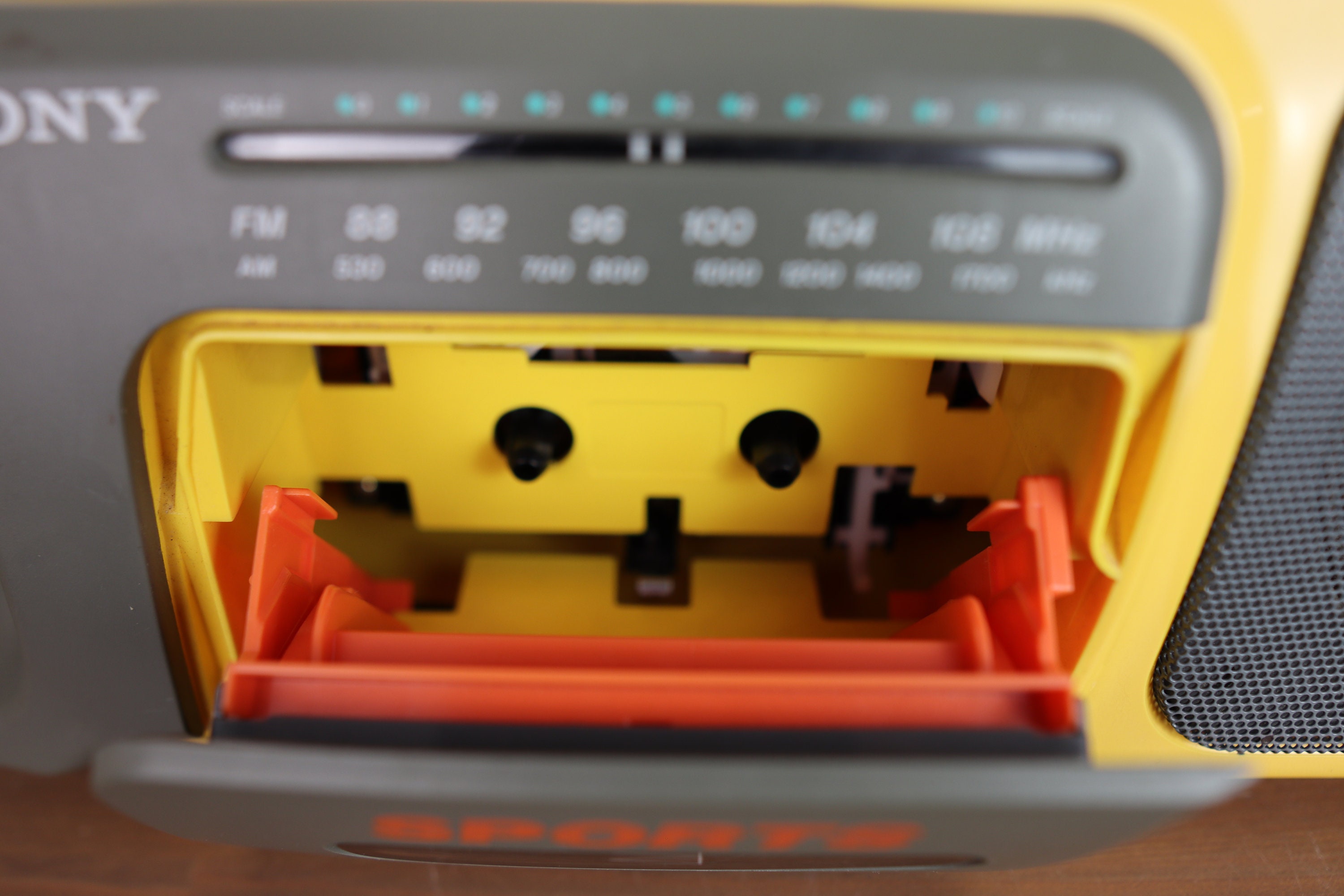 Rare Vintage 1990s Sony Sports Portable Yellow Radio - Etsy