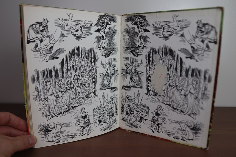 Beautiful Vintage Late 1950s Robin Hood and His Merry Men Early Reader ...