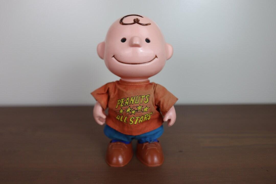 Very Rare Vintage 1950 "peanuts All Stars" Charlie Brown Hard Plastic ...