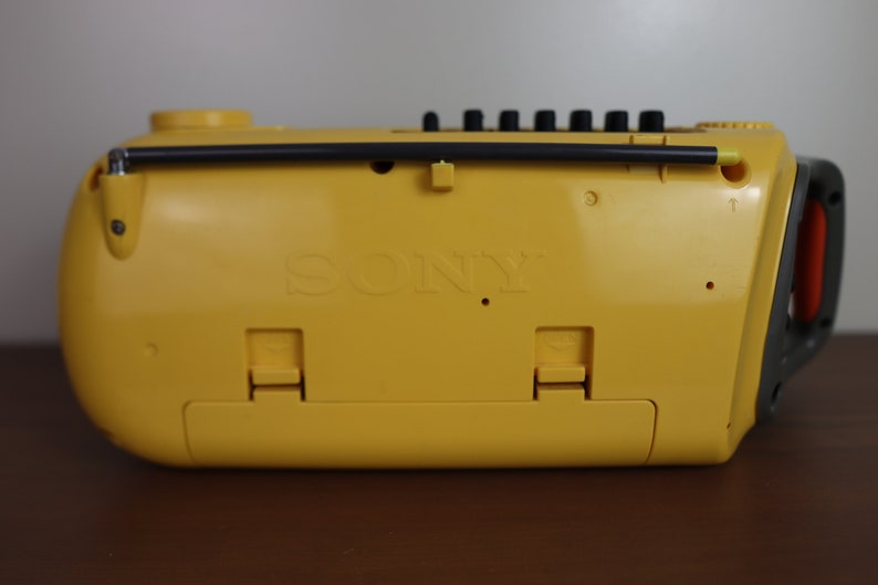 Rare Vintage 1990s Sony Sports Portable Yellow Radio - Etsy