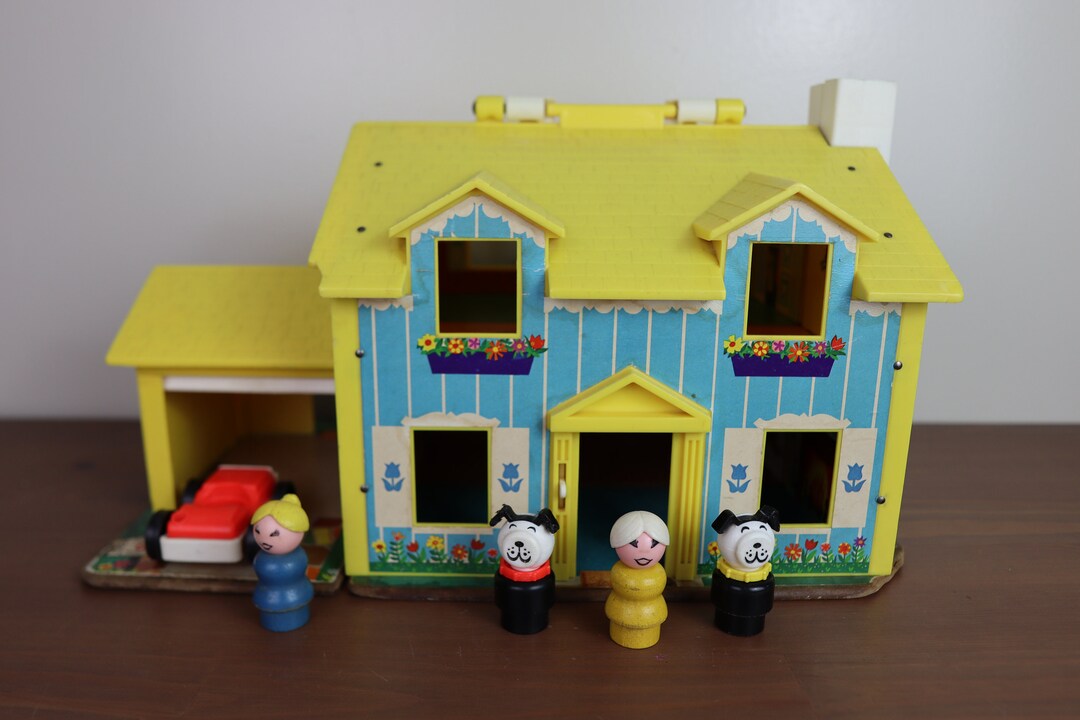 Classic Vintage 1969 Fisher Price Little People Play House - Etsy