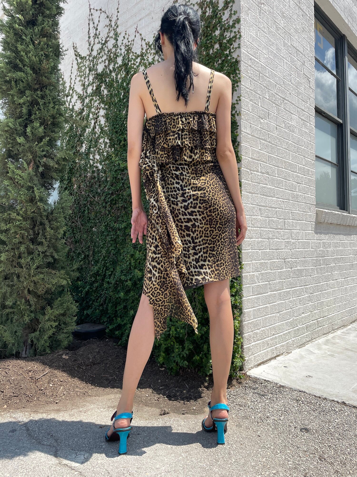 Vintage Jean Paul Gaultier 'tarzan & Jane' 1990s Leopard Asymmetrical ...