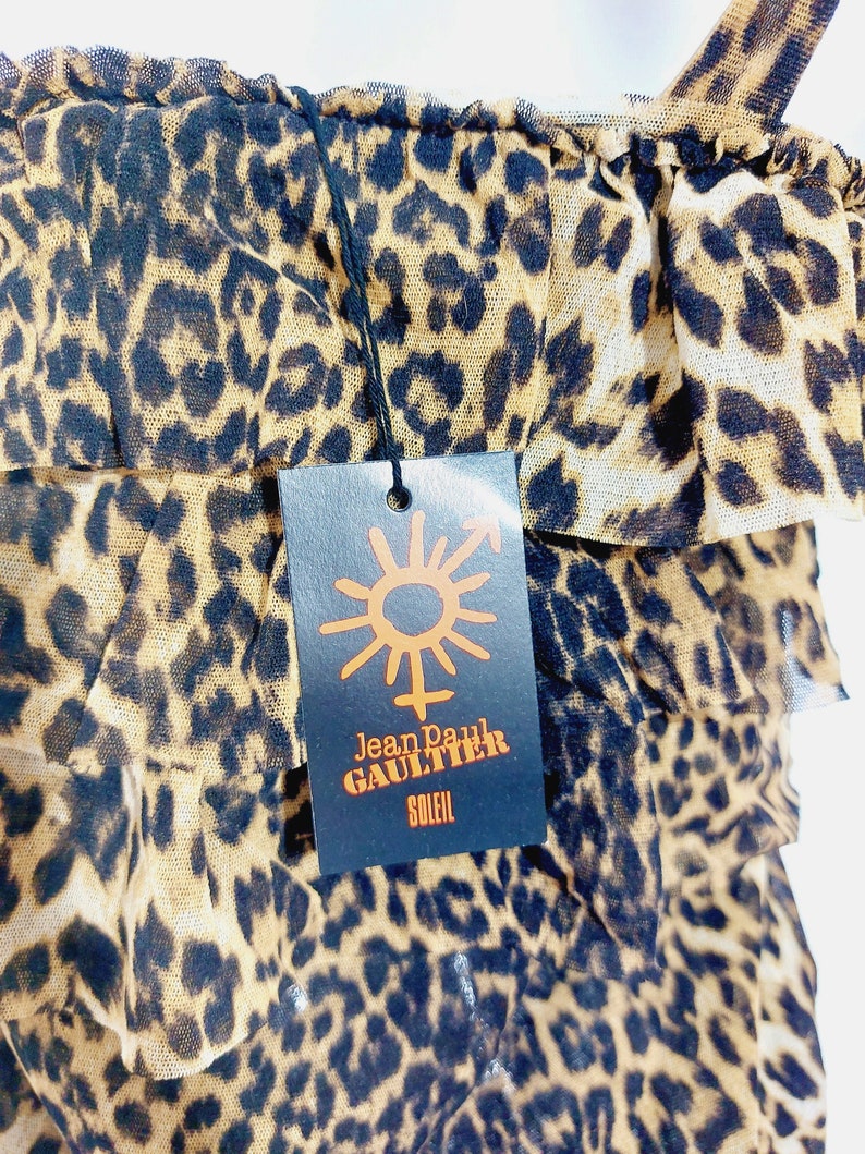 Vintage Jean Paul Gaultier 'tarzan & Jane' 1990s Leopard Asymmetrical ...