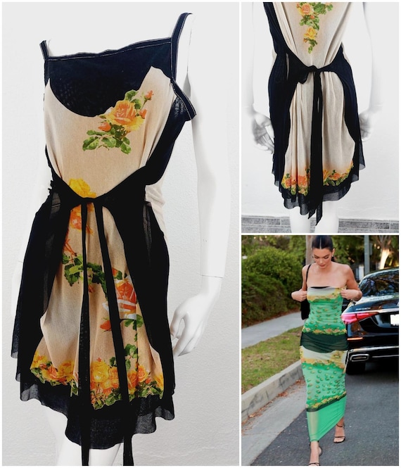 Jean paul gaultier vintage flower dress - Gem Jean paul gaultier vintage flower dress - Gem