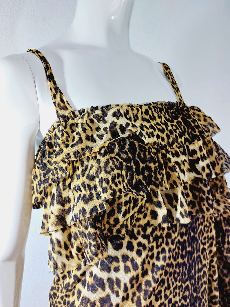 Vintage Jean Paul Gaultier 'tarzan & Jane' 1990s Leopard Asymmetrical ...