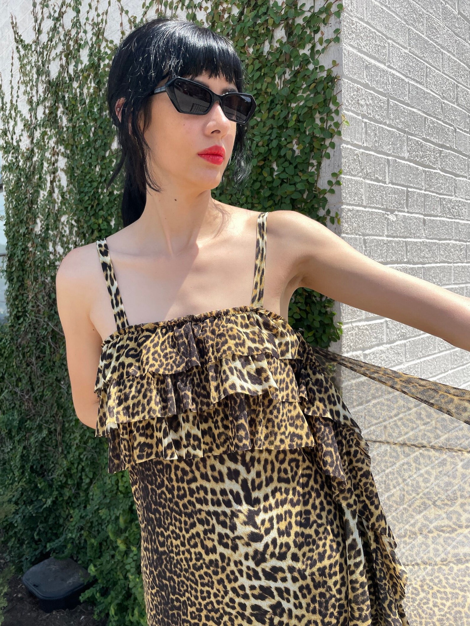 Vintage Jean Paul Gaultier 'tarzan & Jane' 1990s Leopard Asymmetrical ...