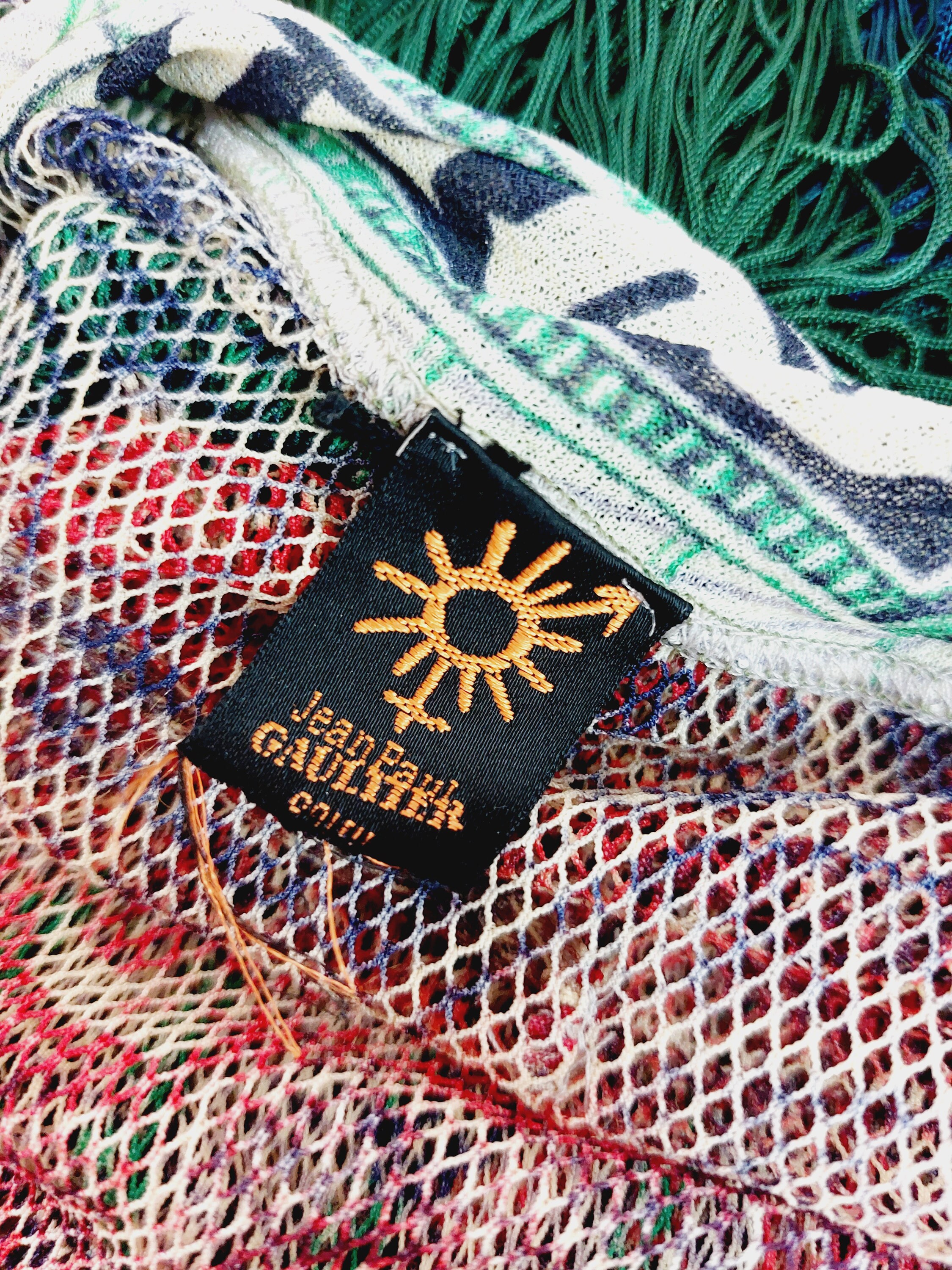 Jean Paul Gaultier JPG Soleil Banknote Bank Money Fringe Rainbow Dollar ...