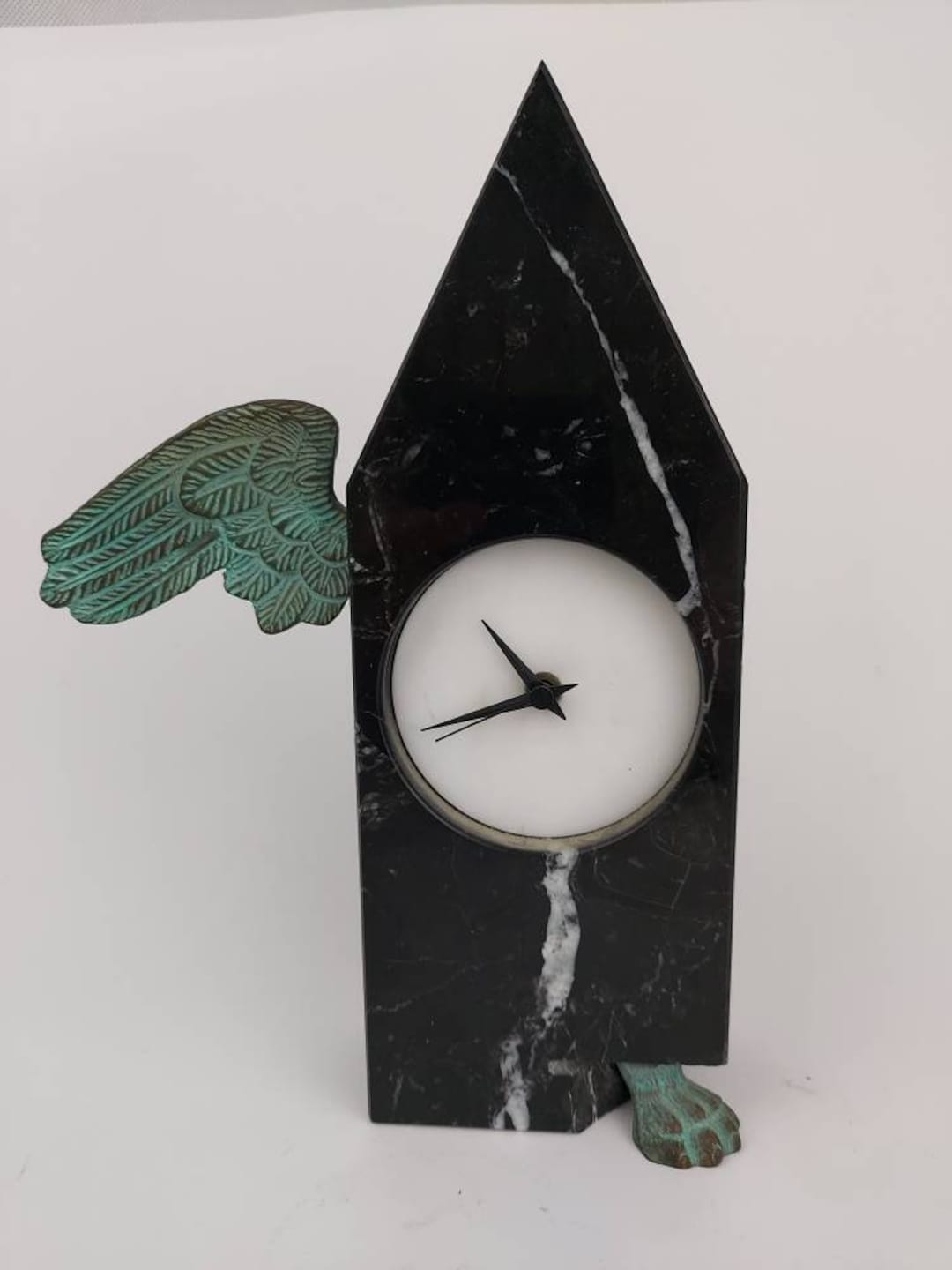 David Palterer Clock Clock 1970 Marble Up&up Vintage Rare Sculpture ...