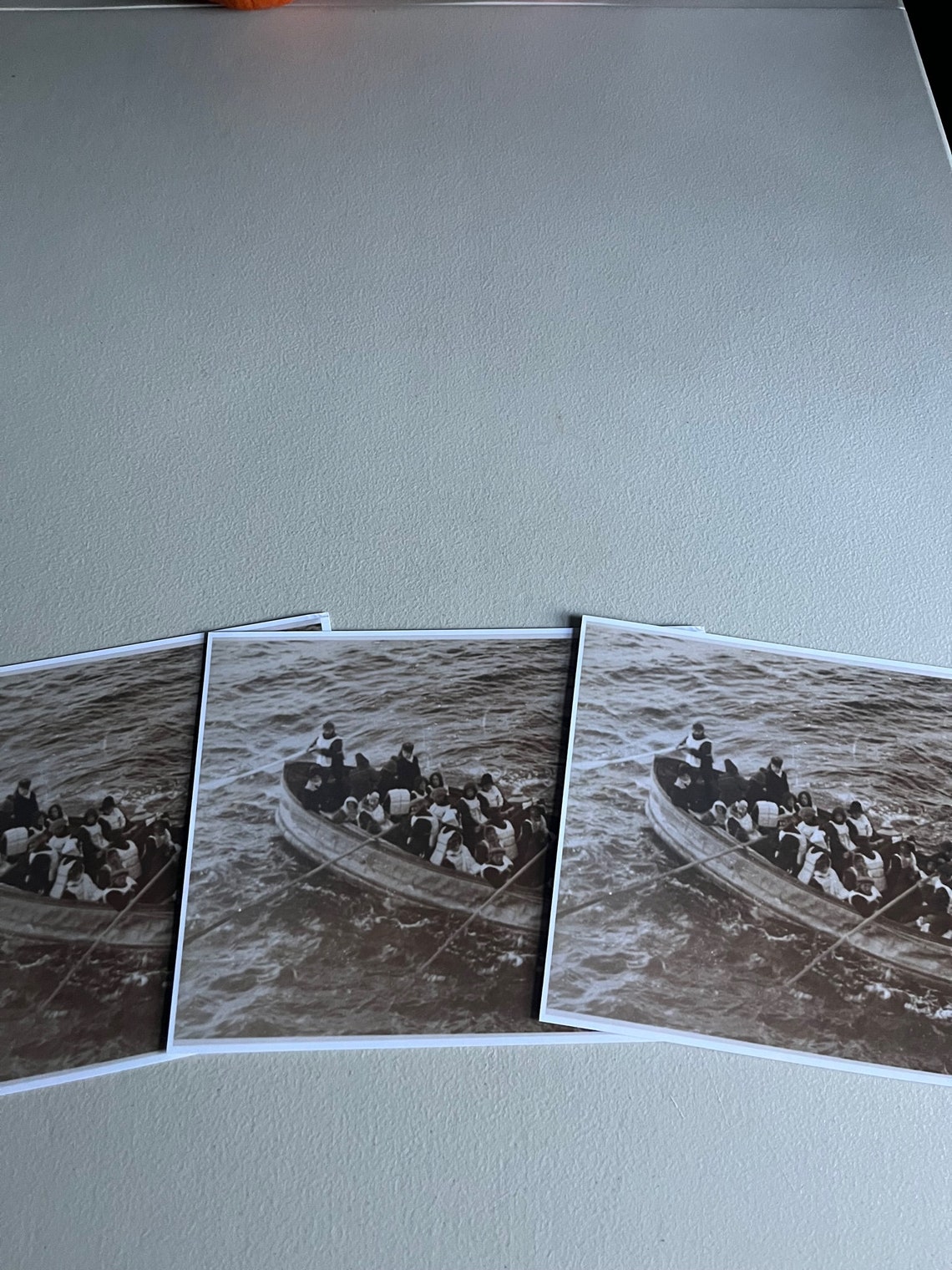 RMS Titanic Collapsible Lifeboat Approaches the Carpathia - Etsy