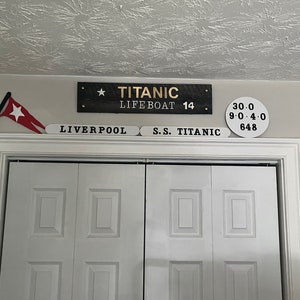 White Star Line, RMS Titanic, Replica Board of Trade, Lifeboat ...