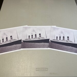RMS TITANIC an Iconic Photo of the Great Ship, HQ Reprint! - Etsy