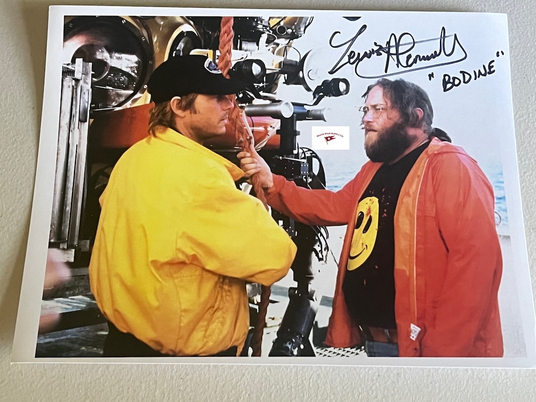 TITANIC 1997 Lewis Abernathy, "lewis Bodine" Autographed Photo Color ...