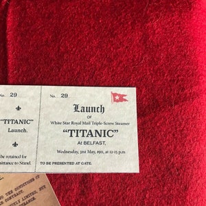 RMS Titanic White Star Line Ticket Collection You Get All 3 for 1 Low ...