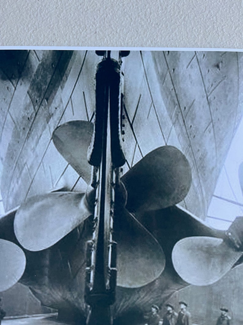 RMS Titanic's Massive Rudder and Propellors in TGD - Etsy