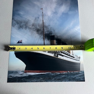 RMS Titanic Stern View Art Print 12x16 Incredibly Stunning Masterpiece ...
