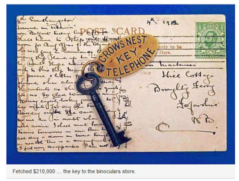 RMS TITANIC the Infamous Missing Binoculors Key Ring REPLICA - Etsy