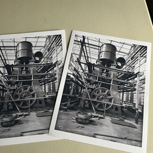 RMS TITANIC, One of Her Massive Reciprocating Engines, 1911 - Etsy