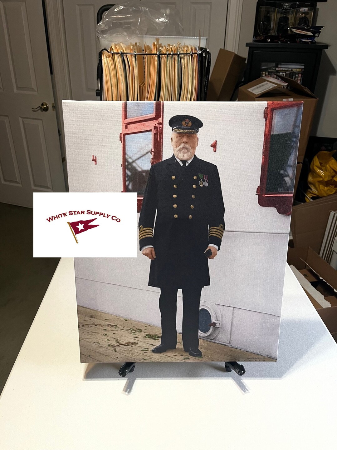 Captain E.J. Smith, Colorized Canvas Print, 16 X 20, Ready to Hang on ...