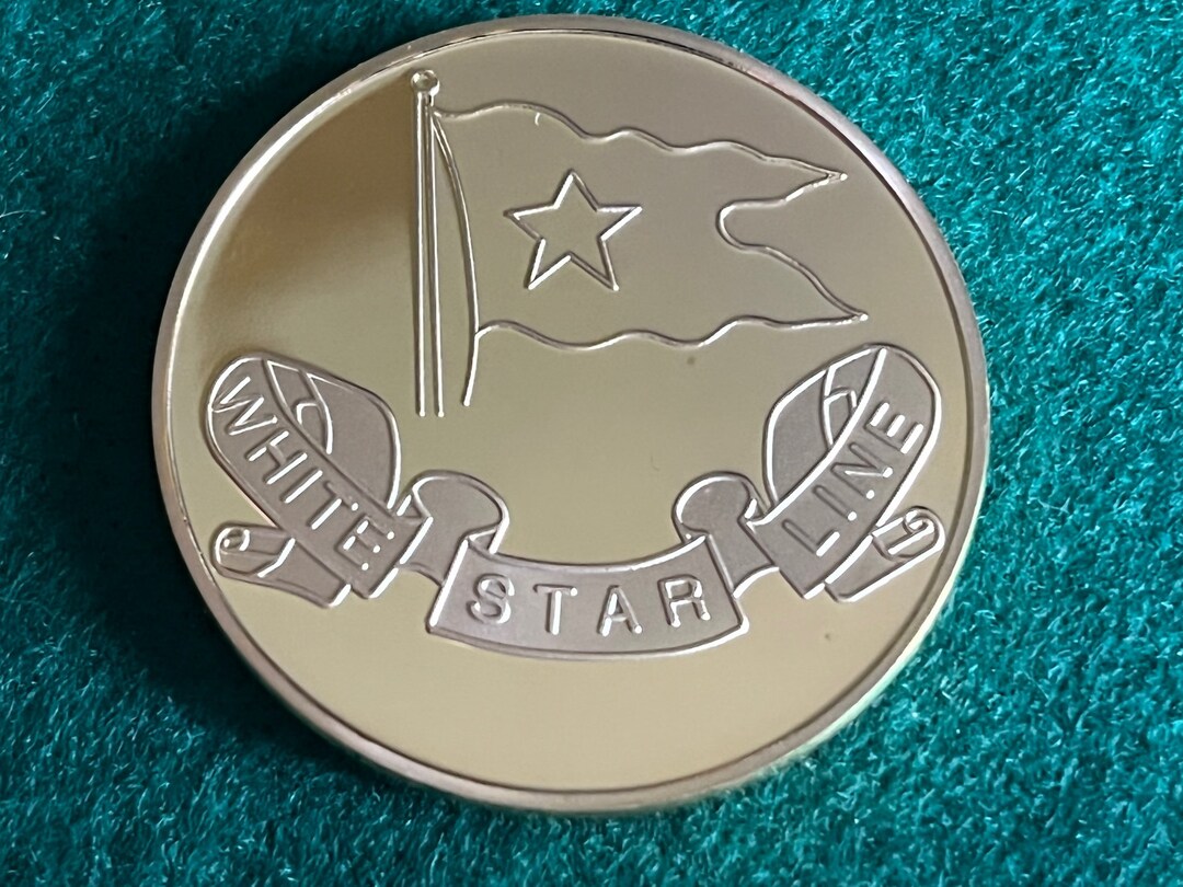 RMS Titanic Commemaorative 24kt Gold Clad Coin. Makes a Great Gift! - Etsy