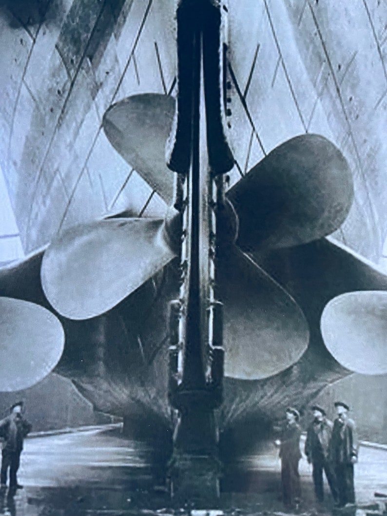 RMS Titanic's Massive Rudder and Propellors in TGD - Etsy