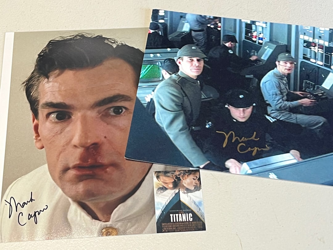 Mark Capri, Titanic 1997 & Empire Strikes Back Actor Signed Photo Set ...