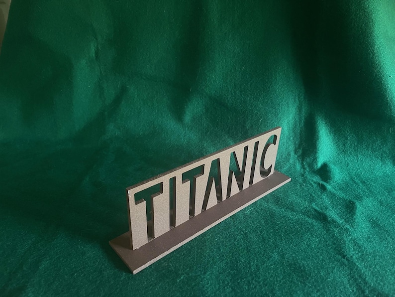 Titanic Sign, Belfast Titanic QTR Replica, Iron Wood Nautical Wall Art ...