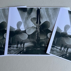 RMS Titanic's Massive Rudder and Propellors, in TGD, Beautiful Reprint ...