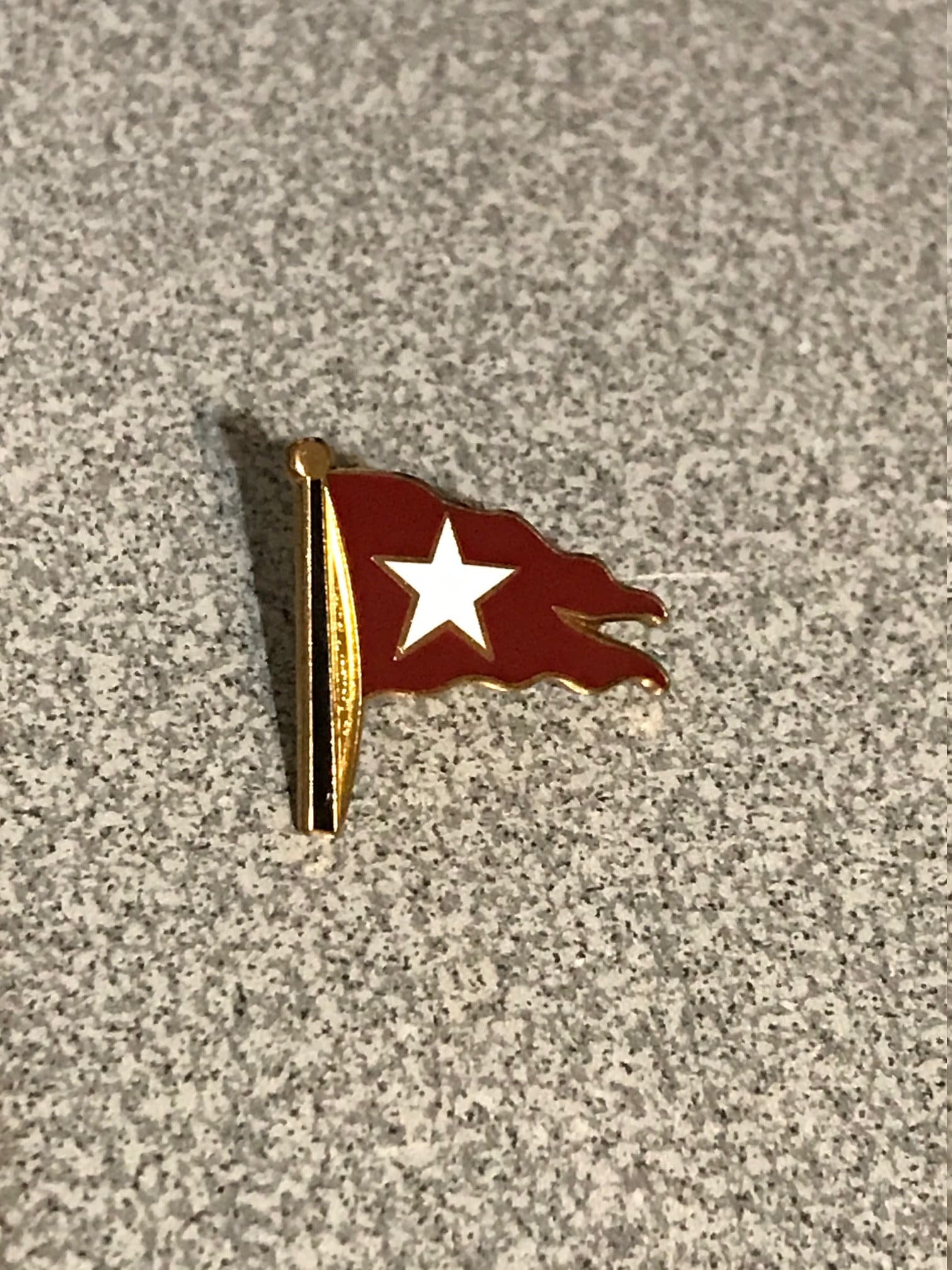 RMS TITANTIC White Star Line Iconic Burgee Flag Lapel Pin 1912 - Etsy UK