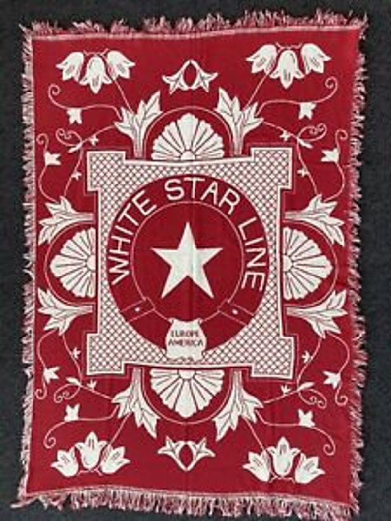 White Star Line RMS Titanic 3rd Class Woven Steerage Blanket/ - Etsy