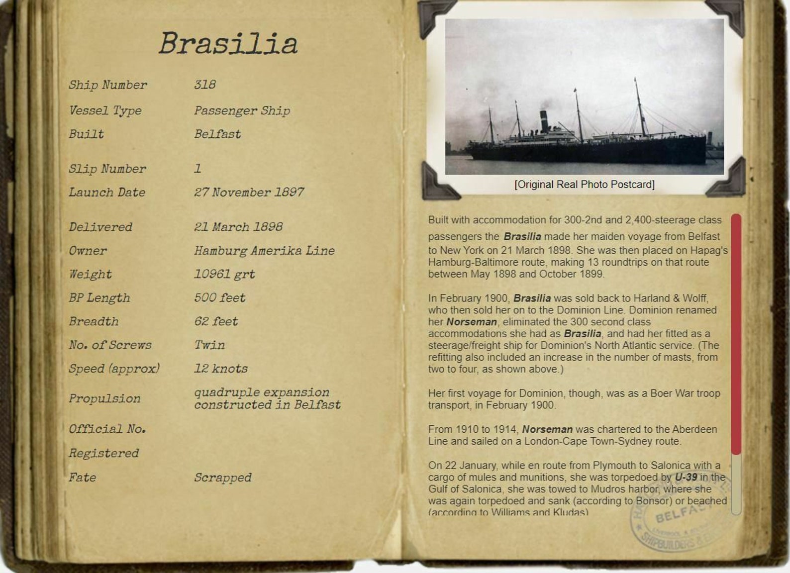 RMS TITANIC 401 Mechanical Engine Room Repair Tag Imrie & - Etsy