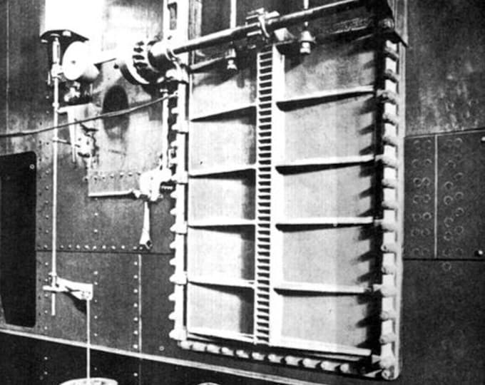 RMS Titanic Watertight Door & Mechanism Reprint Photograph | Historic ...