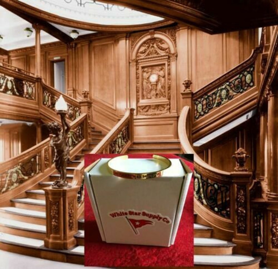 EXCLUSIVE! RMS TITANIC Wreck Exact Wreck Coordinates Bracelet! Gold ...