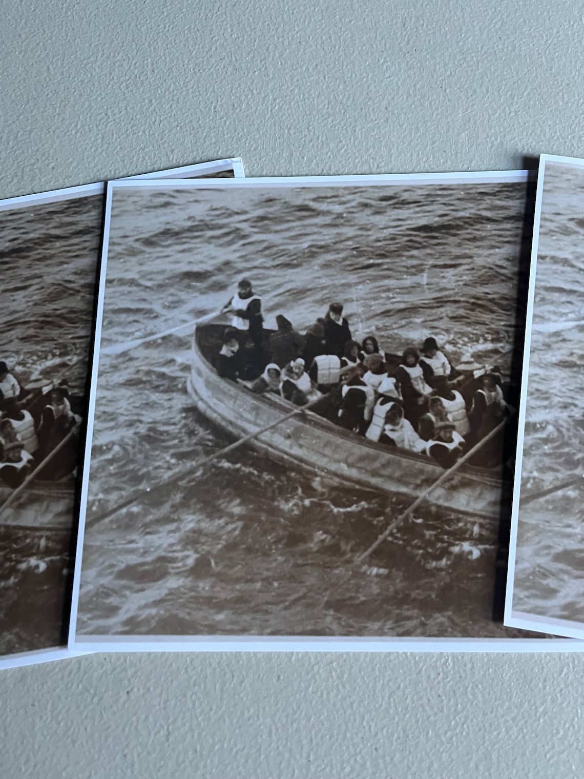 RMS Titanic Collapsible Lifeboat Approaches the Carpathia - Etsy