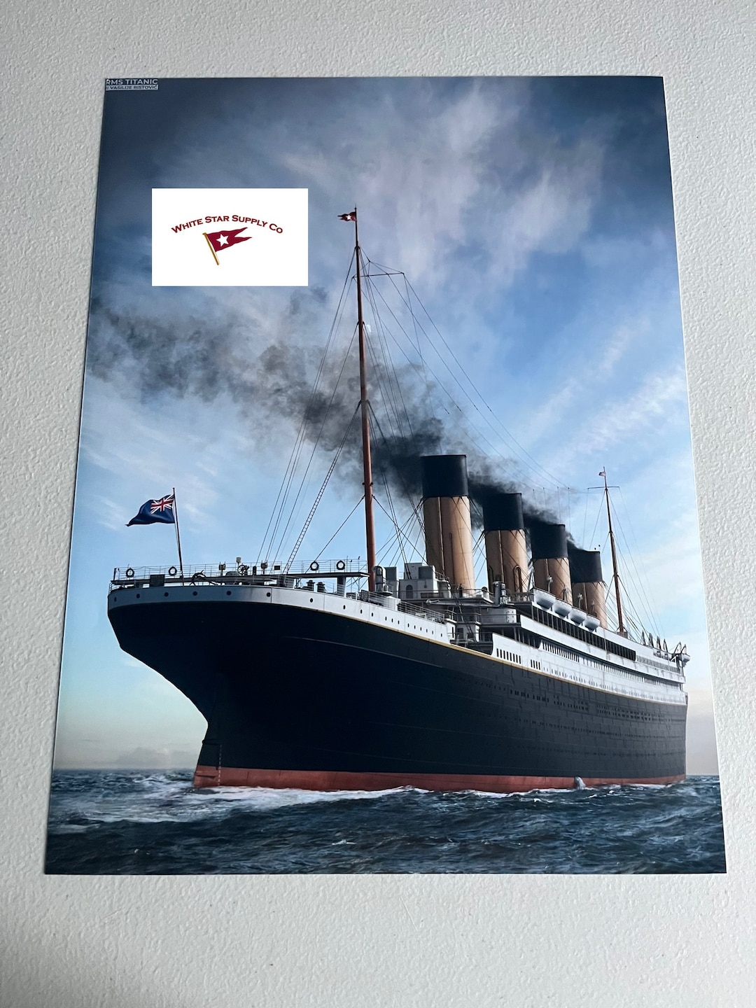 RMS Titanic Stern View Art Print 12x16 Incredibly Stunning Masterpiece ...