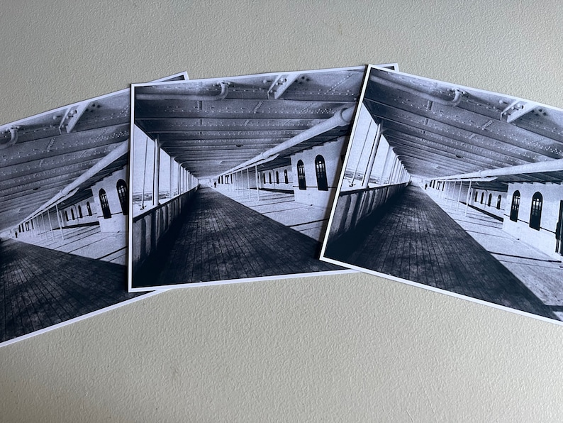 RMS Titanic First Class Promenade Deck 1912 Reprint Photo | Vintage ...