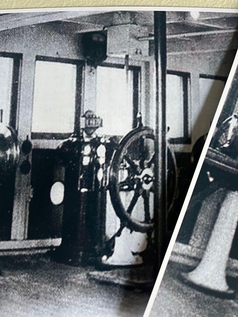 The Bridge of the RMS Titanic Reprinted Photo - Etsy