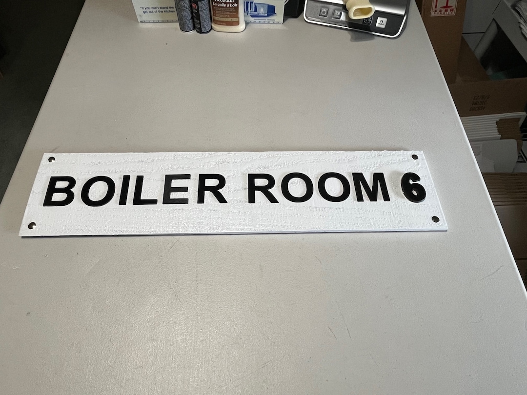 RMS Titanic, Boiler Room 6, Replica Sign, Rare & Unique - Etsy