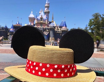 Mickey Ears Fedora Hat - Etsy
