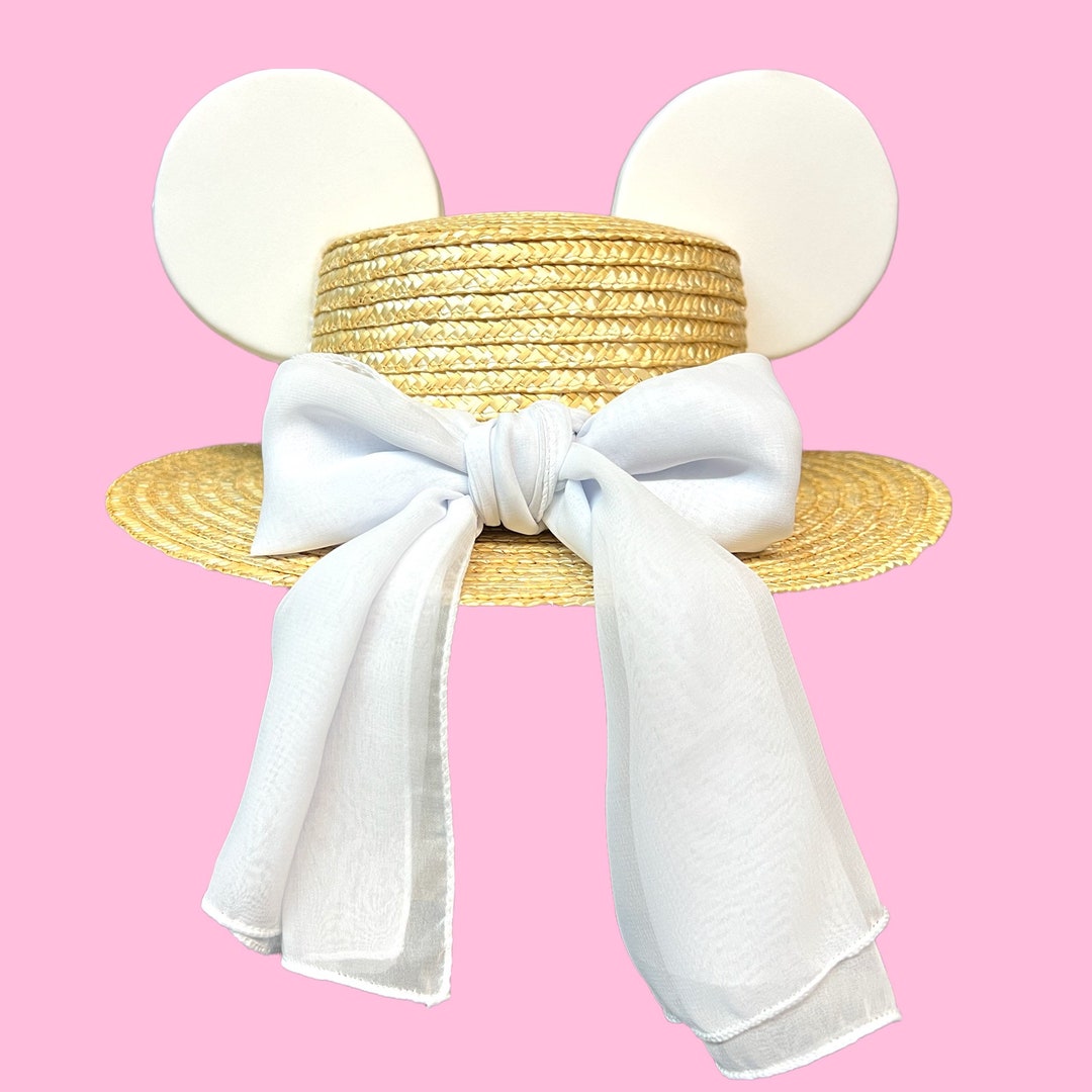 Disneyland Disney Minnie Mickey Mouse Ears Inspired Fedora Sun - Etsy