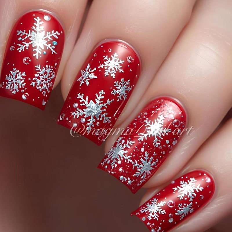 Nail Art Winter Foil - Etsy UK