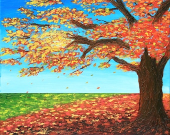 Painting Fall Trees Acrylic